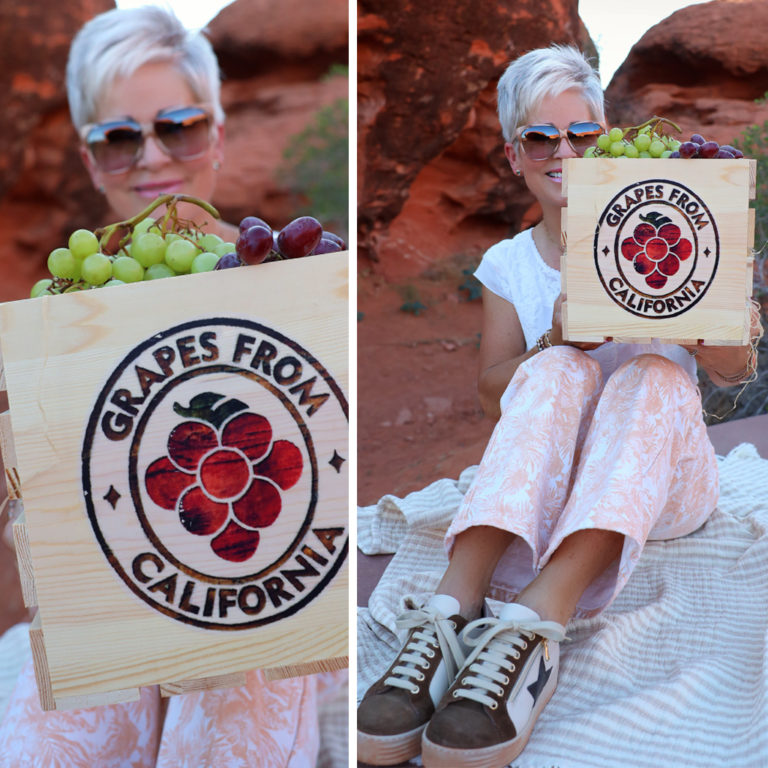 SNACKING WITH CALIFORNIA GRAPES