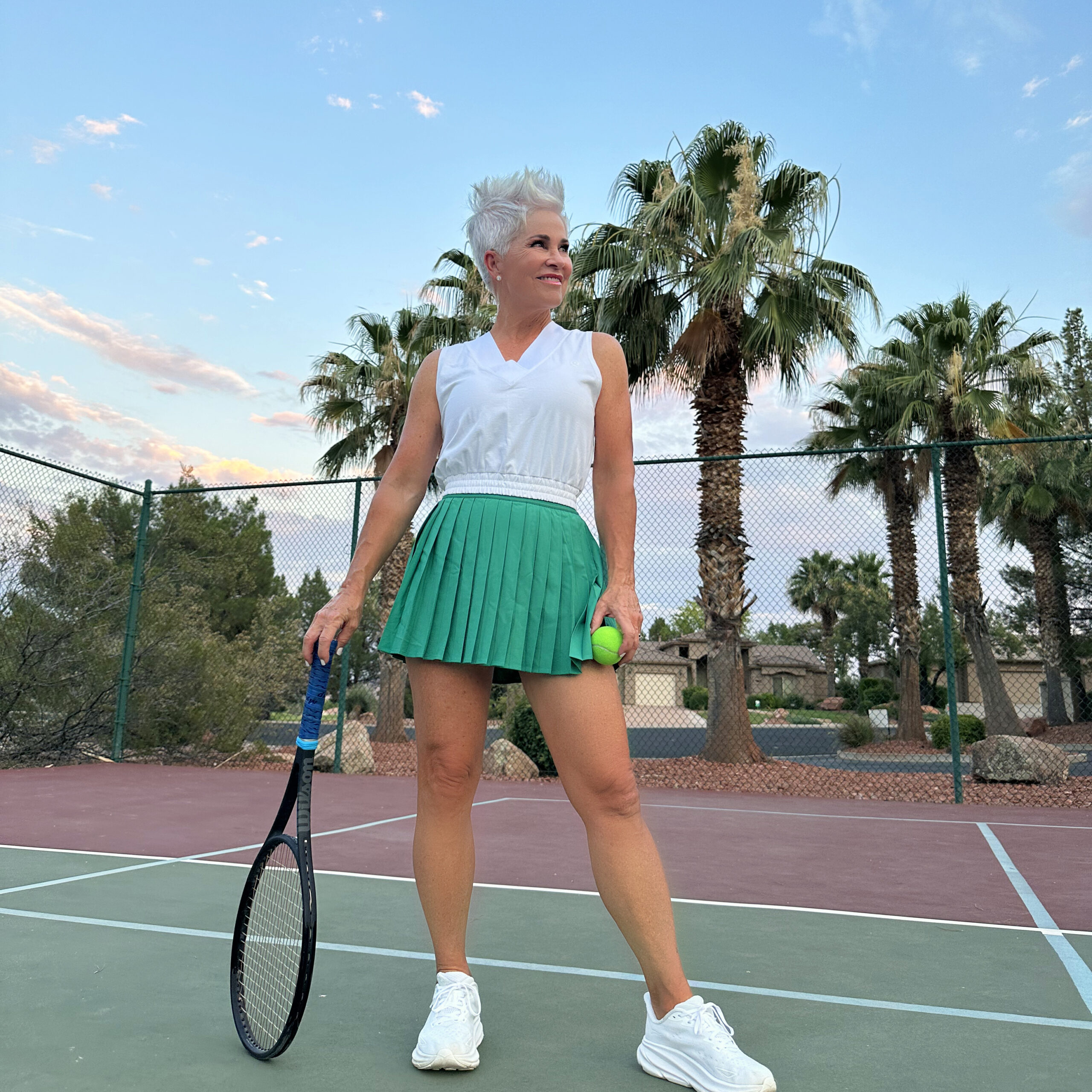 TENNIS SAVED MY LIFE - Chic Over 50