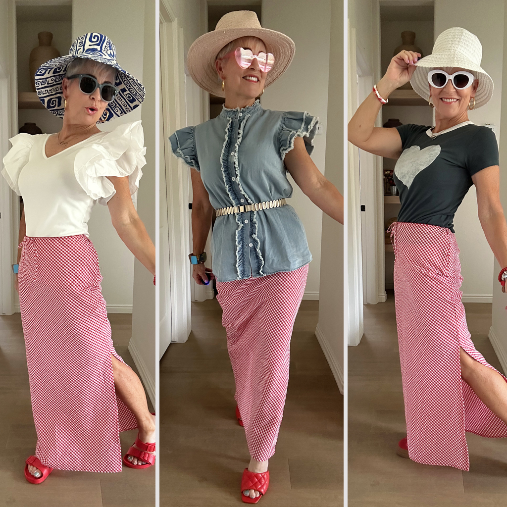 GINGHAM NOSTALGIC STYLES - Chic Over 50